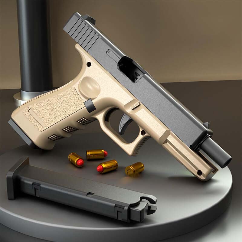Semi-Auto Glock Blaster | Shell Ejecting | Soft Bullet Fun