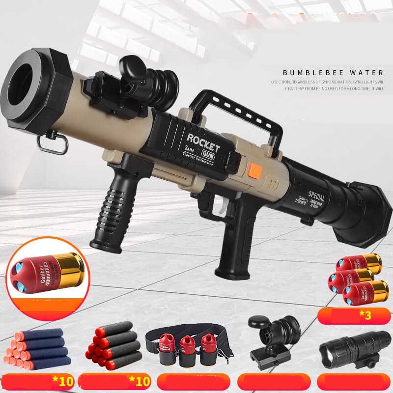 Stinger Triple-Shot RPG Foam Blaster | Manual Action Fun