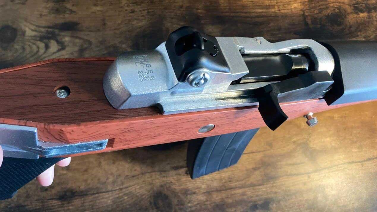 Review & Unboxing Mini 14 Shell Ejecting Laser Gun - www.zhenduoblaster.com