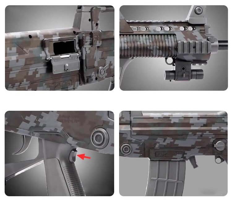 Sembylon Electric QBZ-95 | Semi-Automatic Foam Blaster