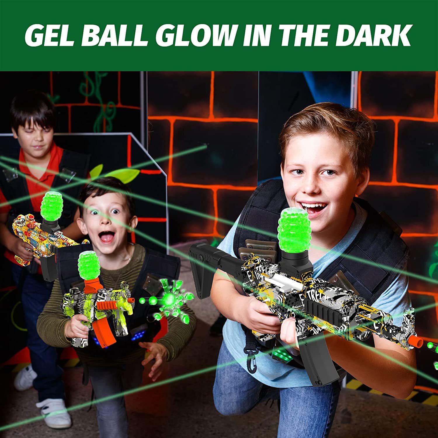 Luminous Water Balloon Gel Ammo | 10000pcs | Fluorescent Blasting