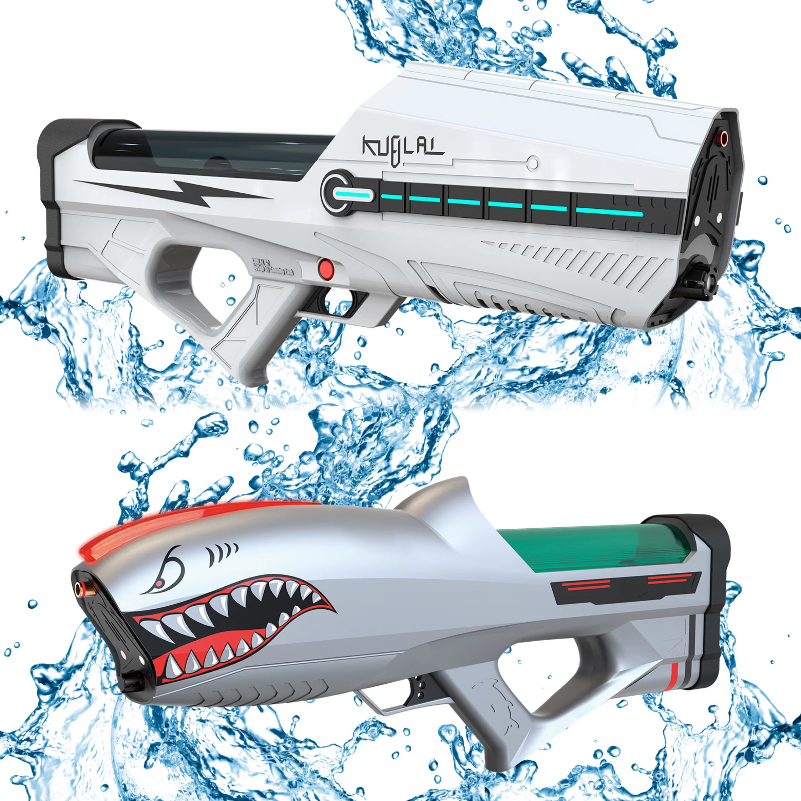 Kublai S2 Water Gun Bundle | Electric | Standard & Mini | Fun Pack