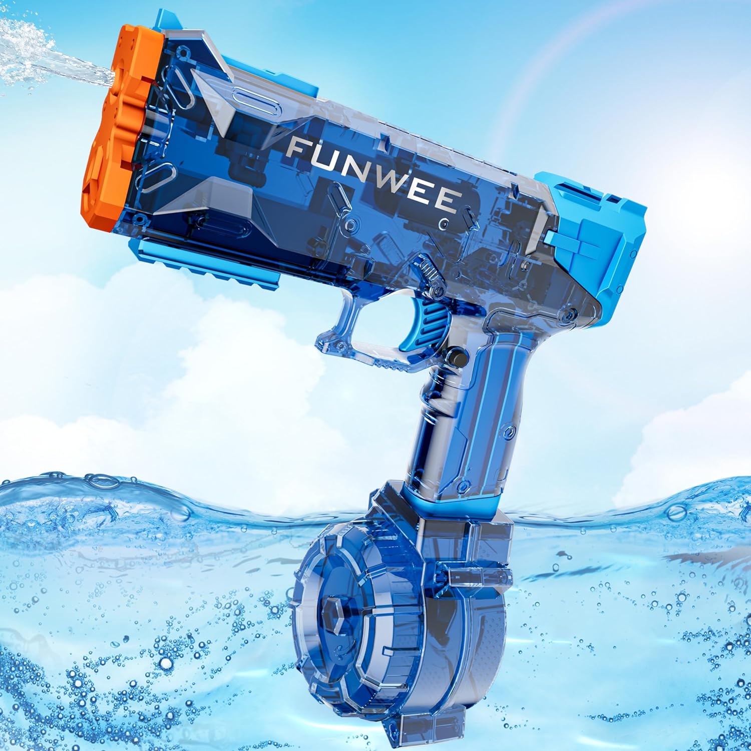 High Powered Automatic Classic Water Gun -Blue - www.zhenduoblaster.com ...