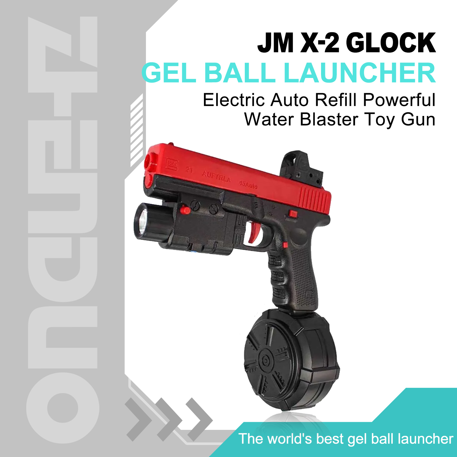 JinMing X-2 Gel Blaster | High-Rate Burst | Glock Training Models | US ...