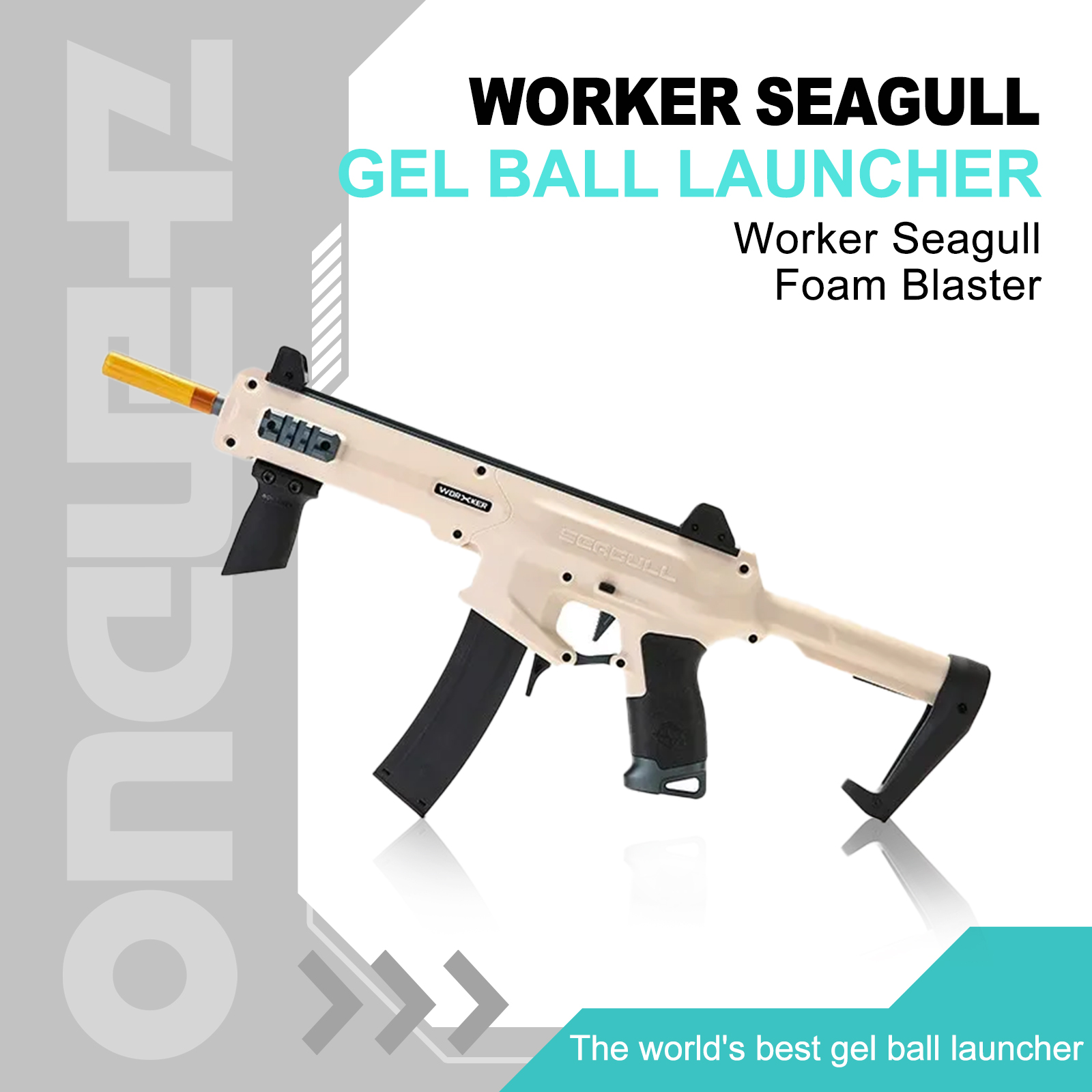 Worker Seagull Foam Blaster | High-Performance Toy | Long Range