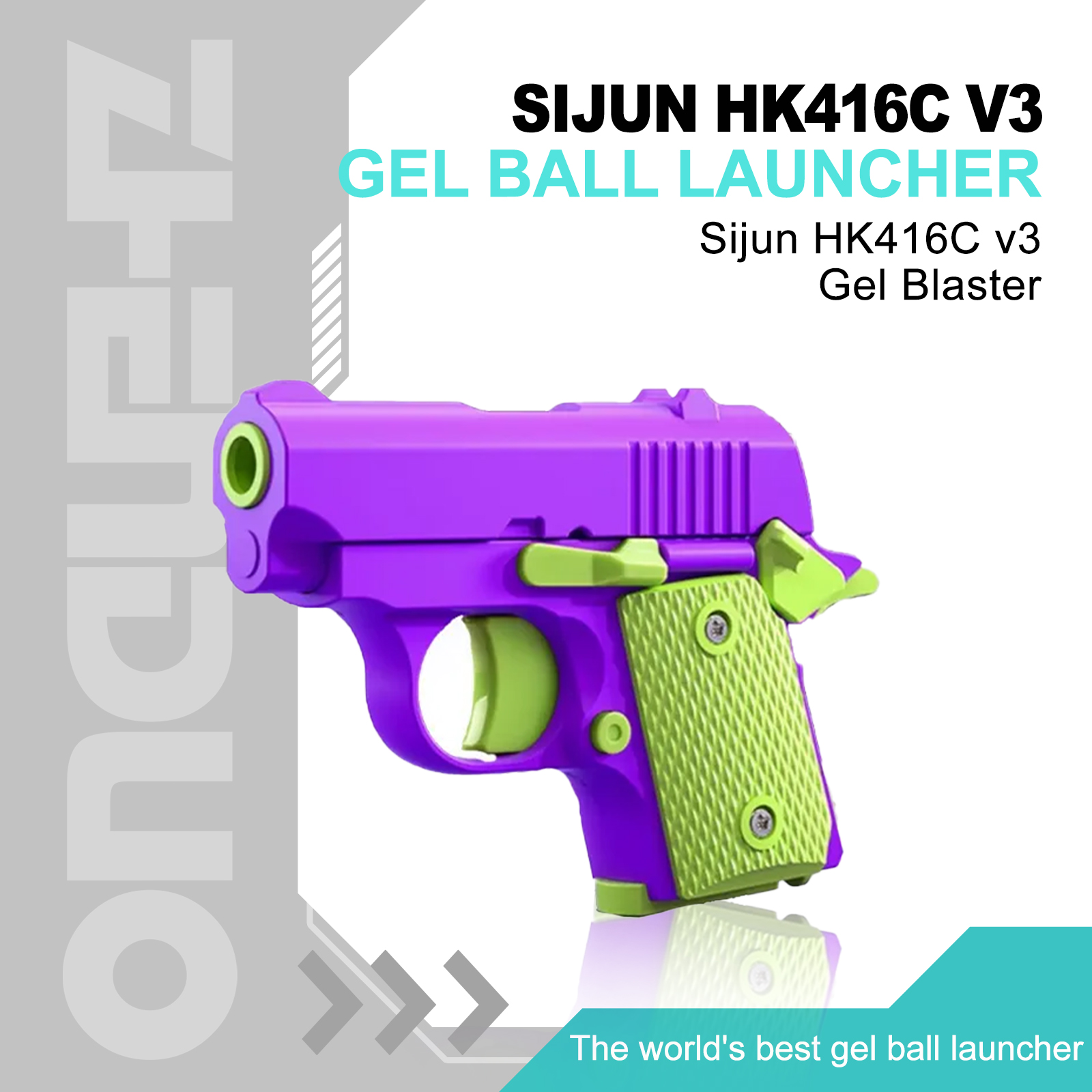 Mini 1911 3D printed decompression toy gun | Colorful | $25.99