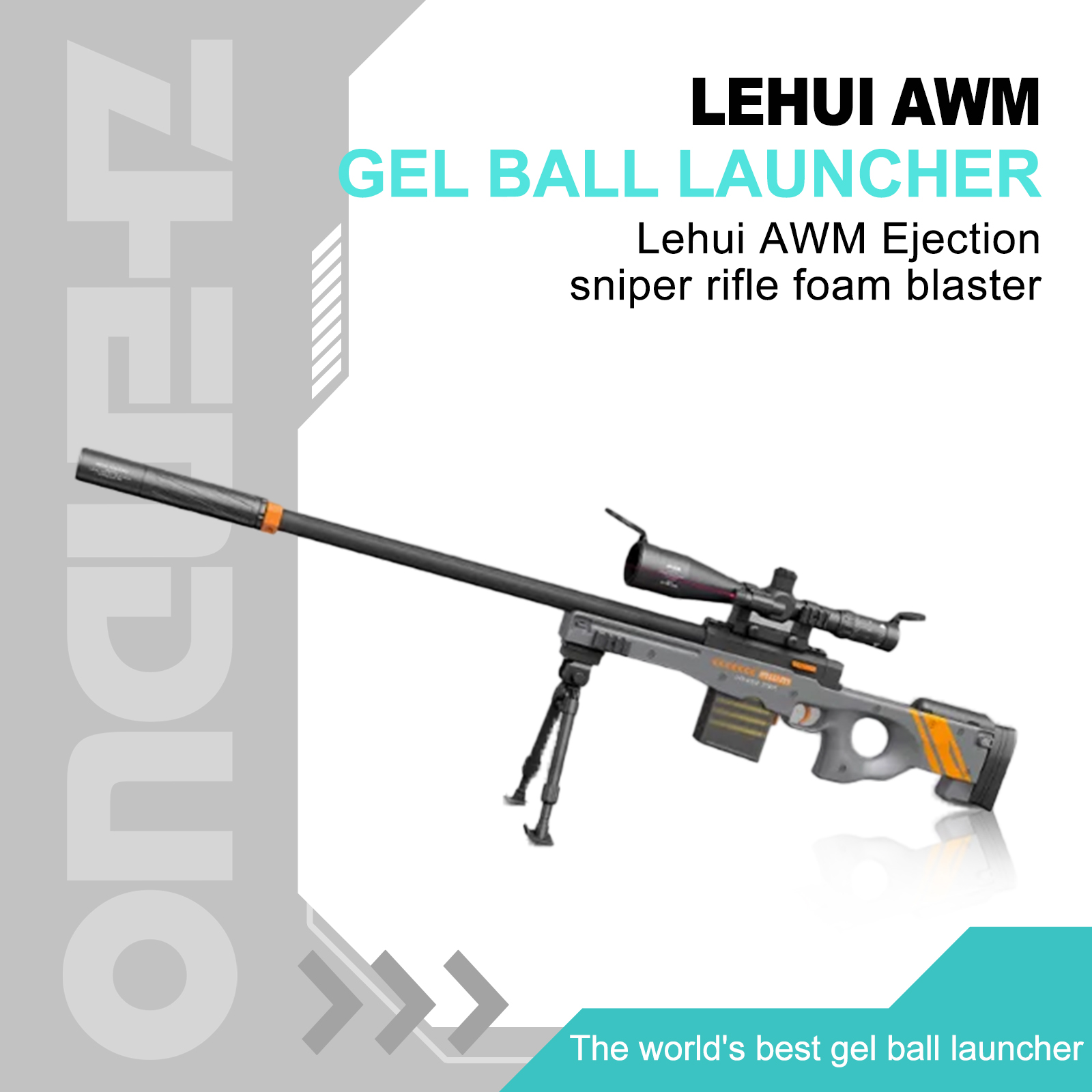 Lehui AWM Foam Blaster | Gray or Green | Shell Ejecting | $69.99