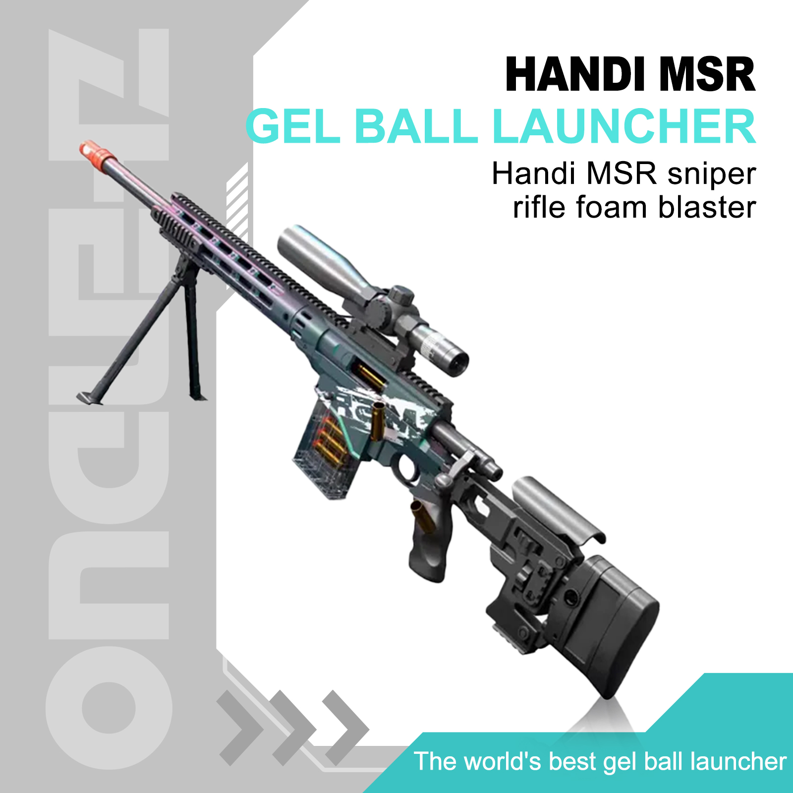 Handi MSR sniper rifle Foam Blaster | Colorful | Shell Ejecting | $79.99