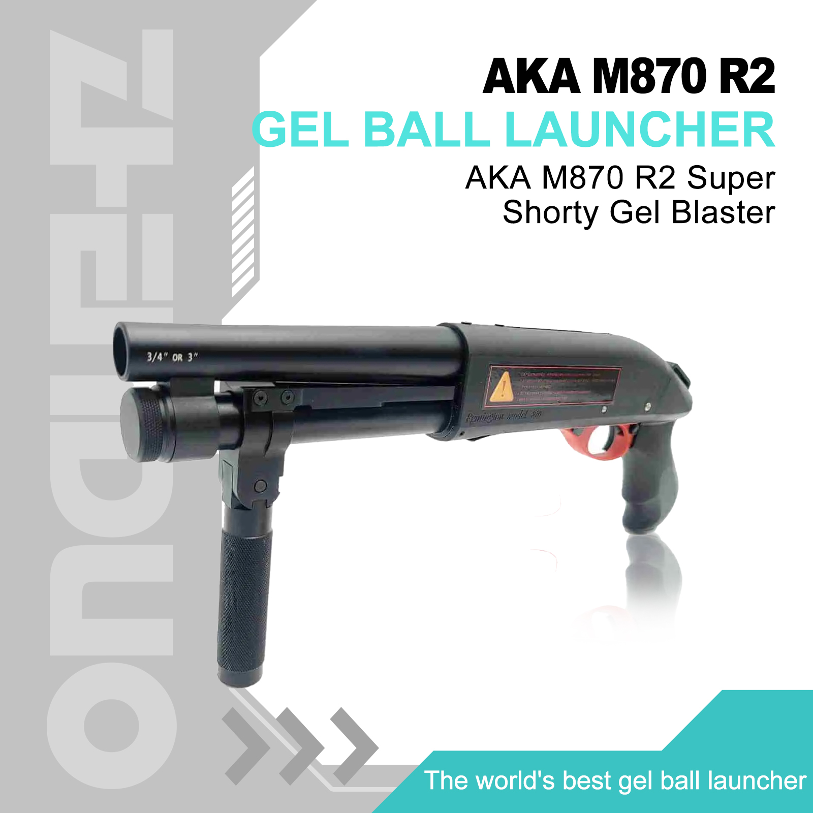 M870 R2 Super Shorty Gel Blaster: Realistic Fun | Safe Play