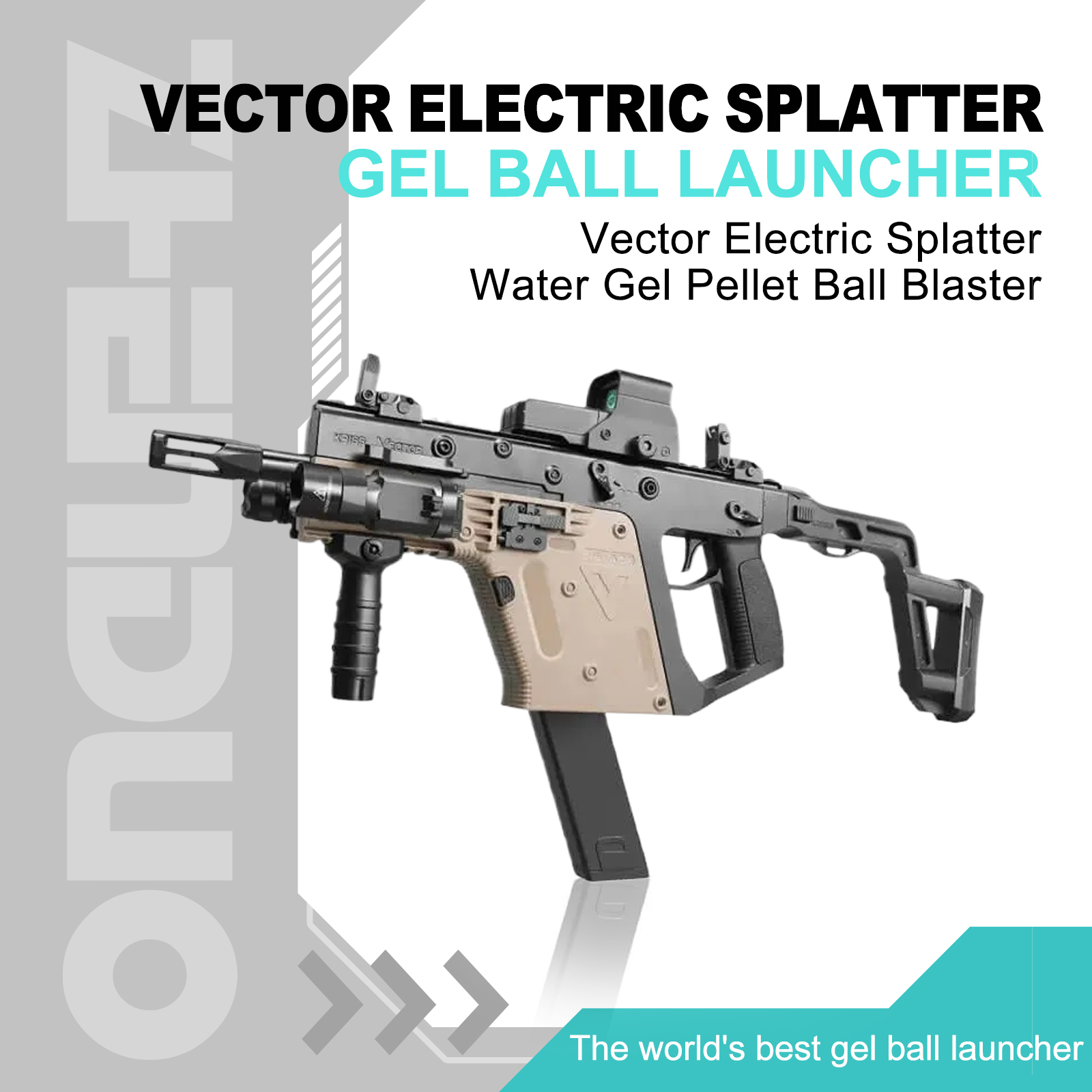 Electric Splatter Ball Blaster | Vector Water Gel Pellet | Fun Toy