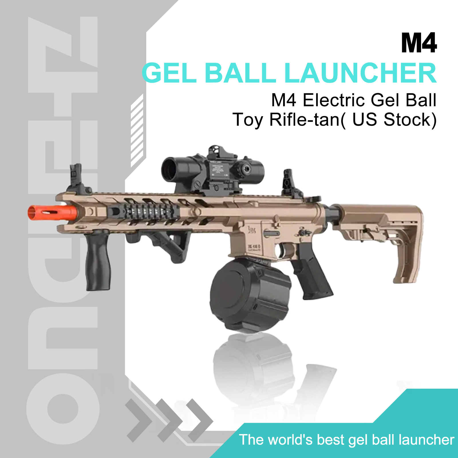 M4 Electric Gel Ball Rifle | High Speed Upgrade Toy Gun