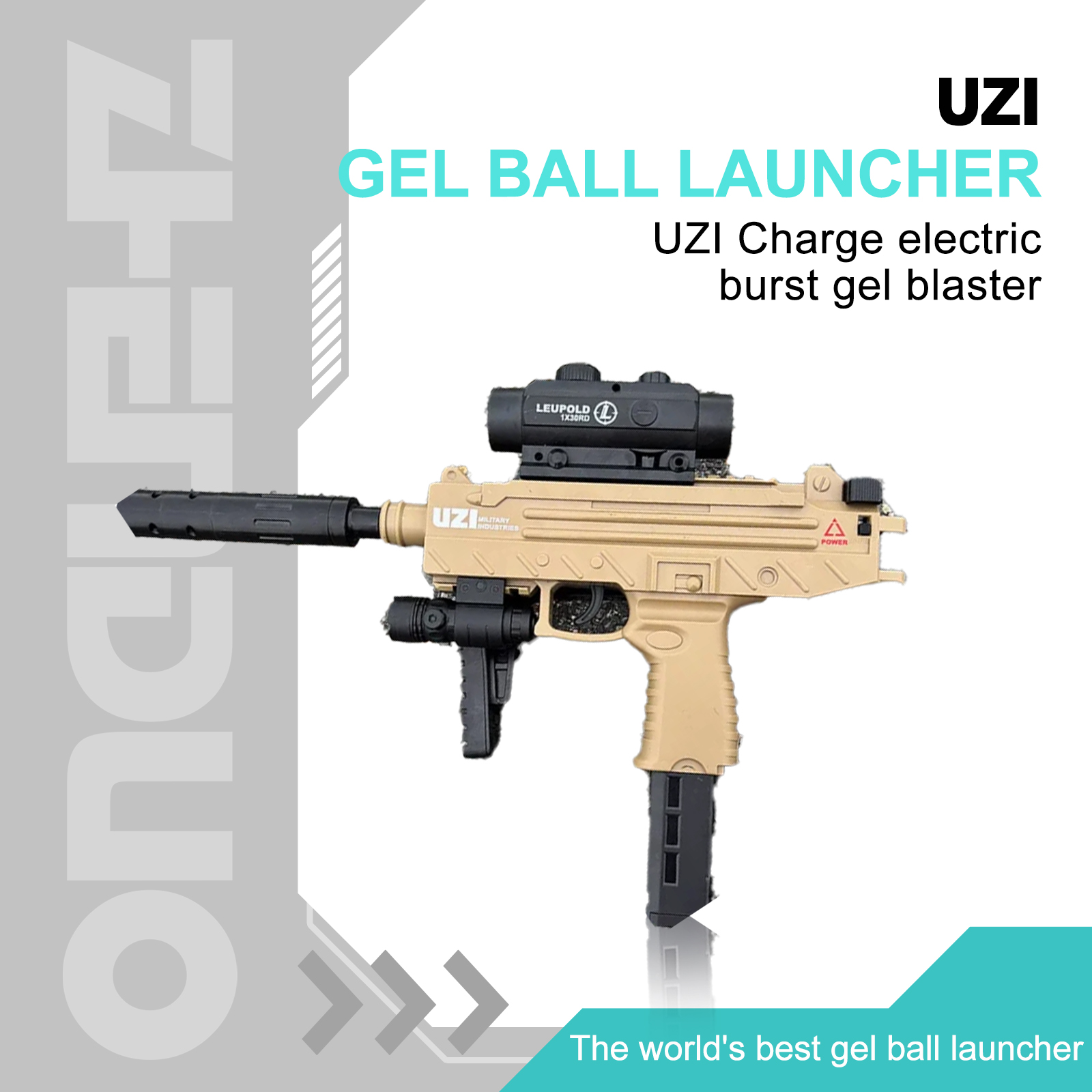 UZI Gel Ball Blaster | Colorful | Tactical | US$ 55.99