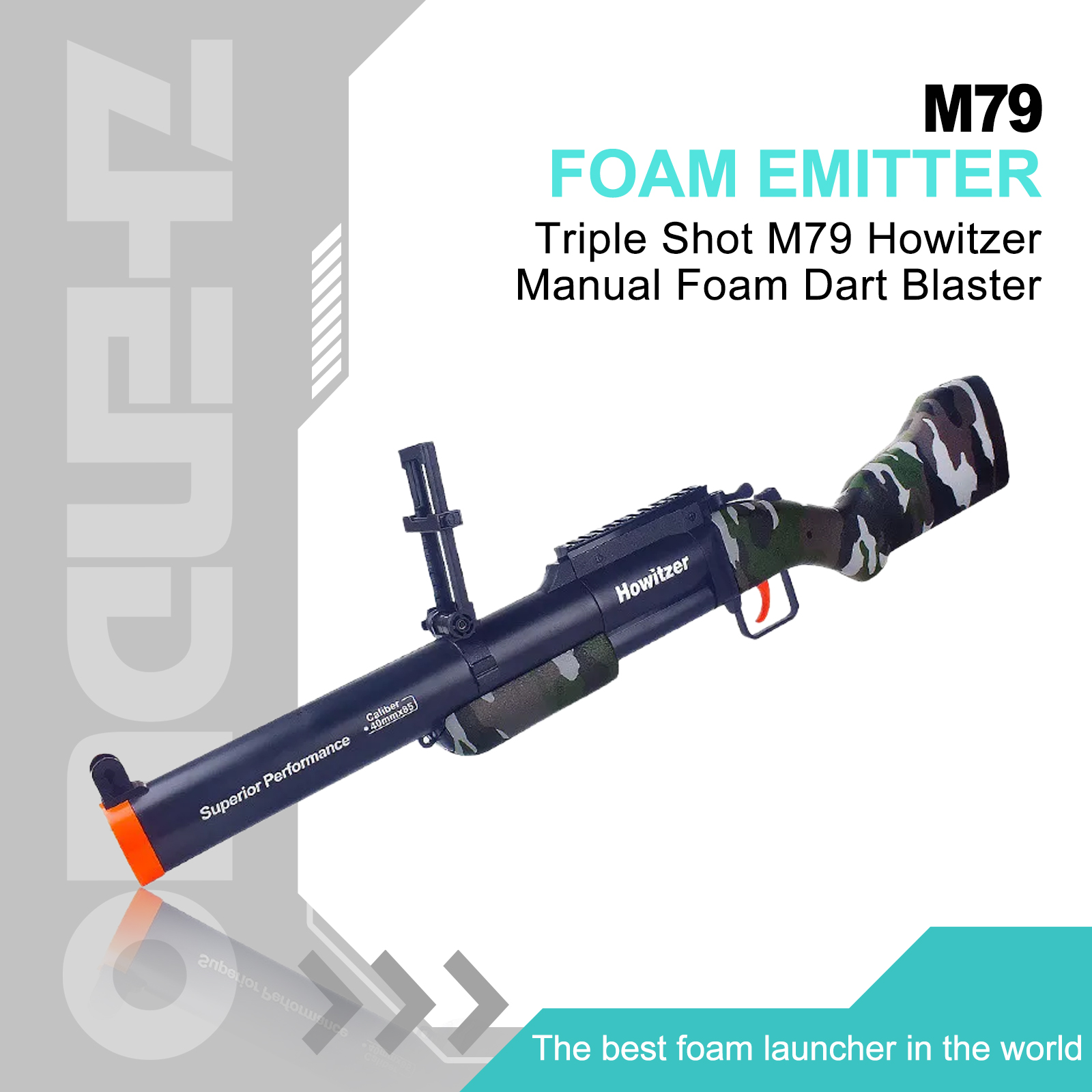 Triple Shot M79 Howitzer Foam Dart Blaster | Best Deal $62.99