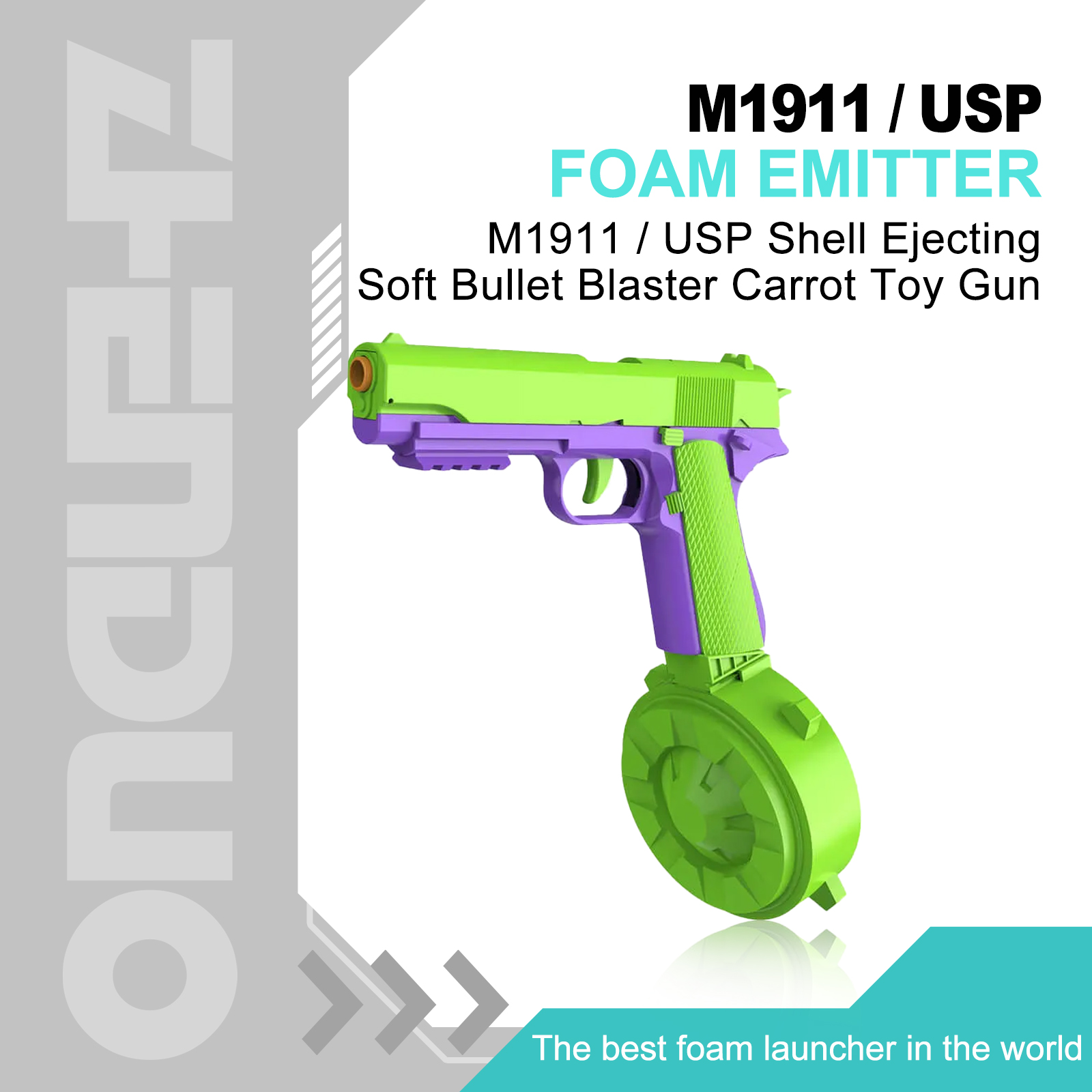 M1911 USP Shell Ejecting Soft Bullet Blaster | Fun Toy Gun
