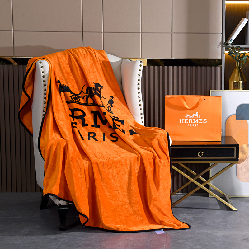 円 8000 - HERMES毛布 エルメス ブランケット/ひざ掛け/ソファーカバー 柔らかい オールシーズ ダブルサイズオレンジ|スーパーコピー