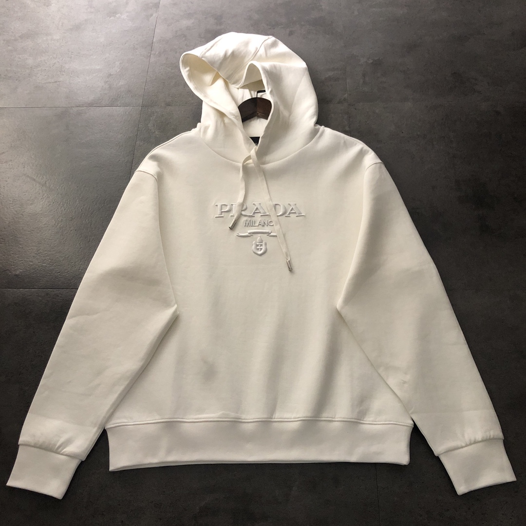 円 14000 - 超奇跡の入荷☆ プラダ コピーおすすめ 立体刺繍連帽パーカー|スーパーコピー