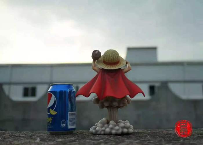 【In Stock】Cola One-Piece Monkey D Luffy SD Resin Statue