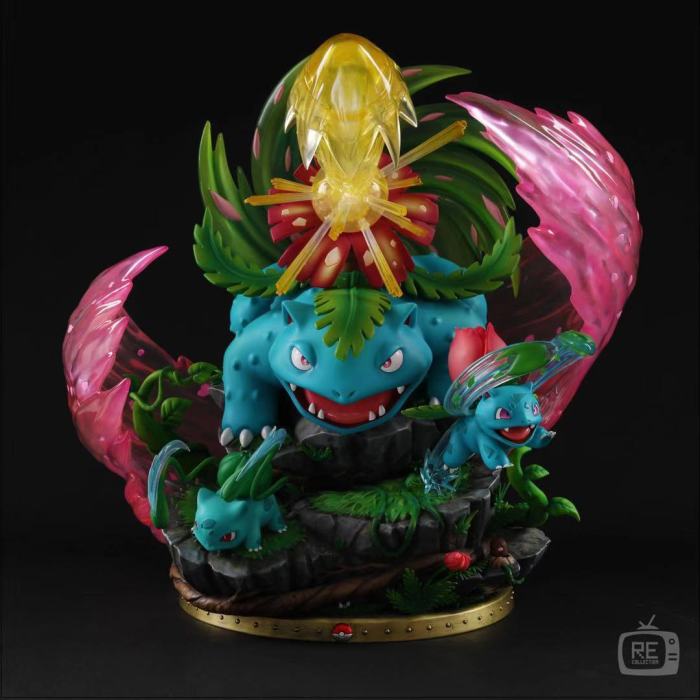 【Pre order】Re Studio Pokemon Bulbasaur to Venusaur Resin Statue Deposit