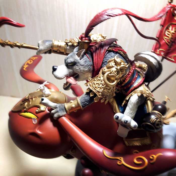 【In Stock】Core Play Zha Zha Three Kingdoms Lu Bu Resin Statue