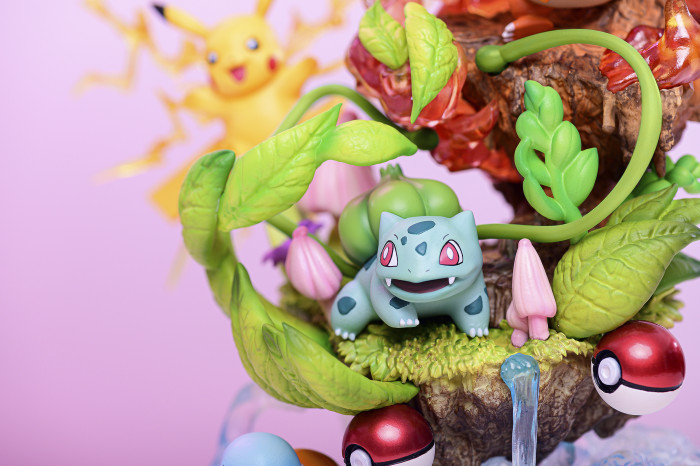 【In Stock】GENE Studio Pokemon Starter Pokémon Resin Statue