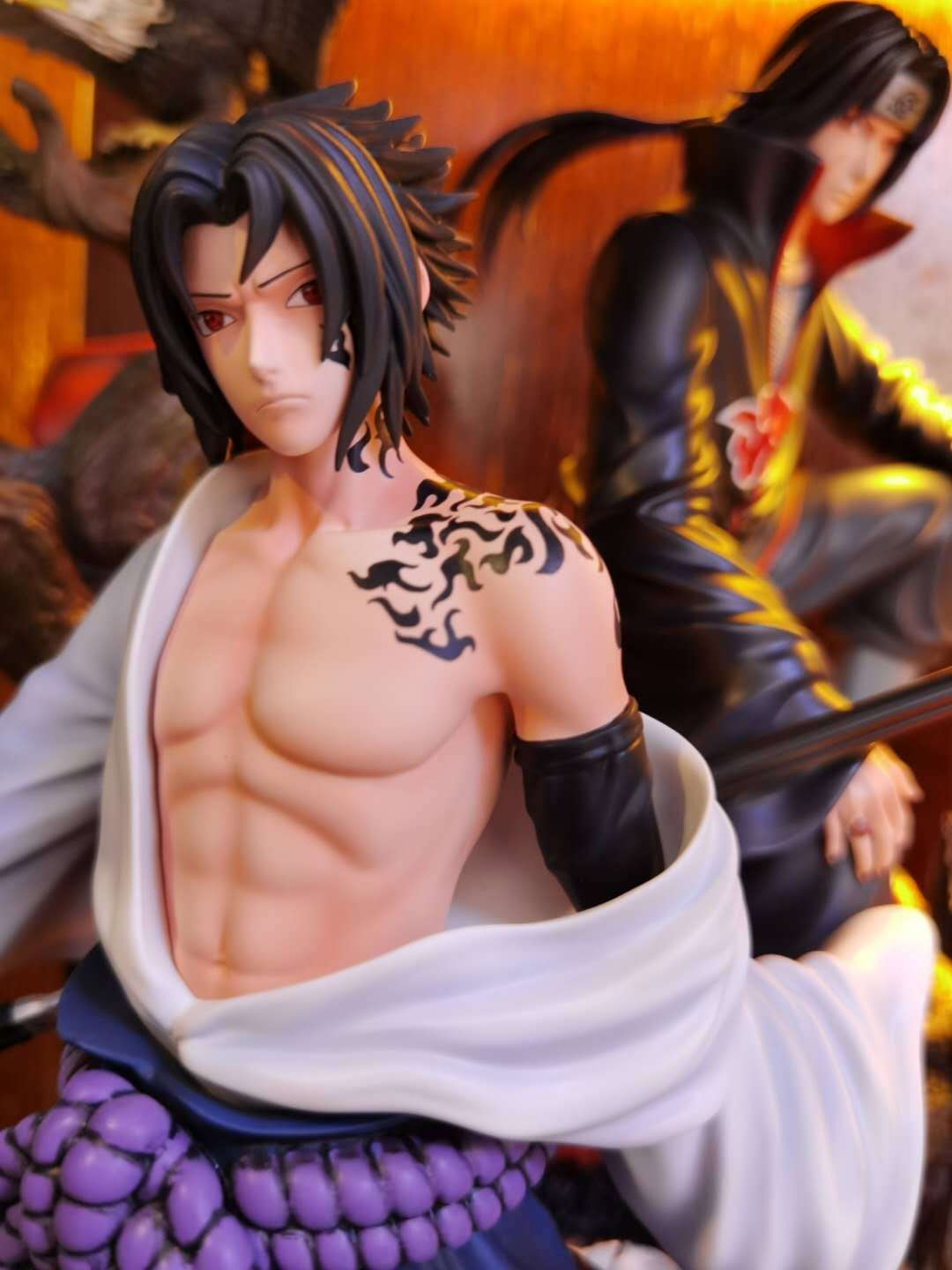 【In Stock】CW&Surge Studio Naruto Samsara Uchiha Itachi&Sasuke 1:7 Resin ...