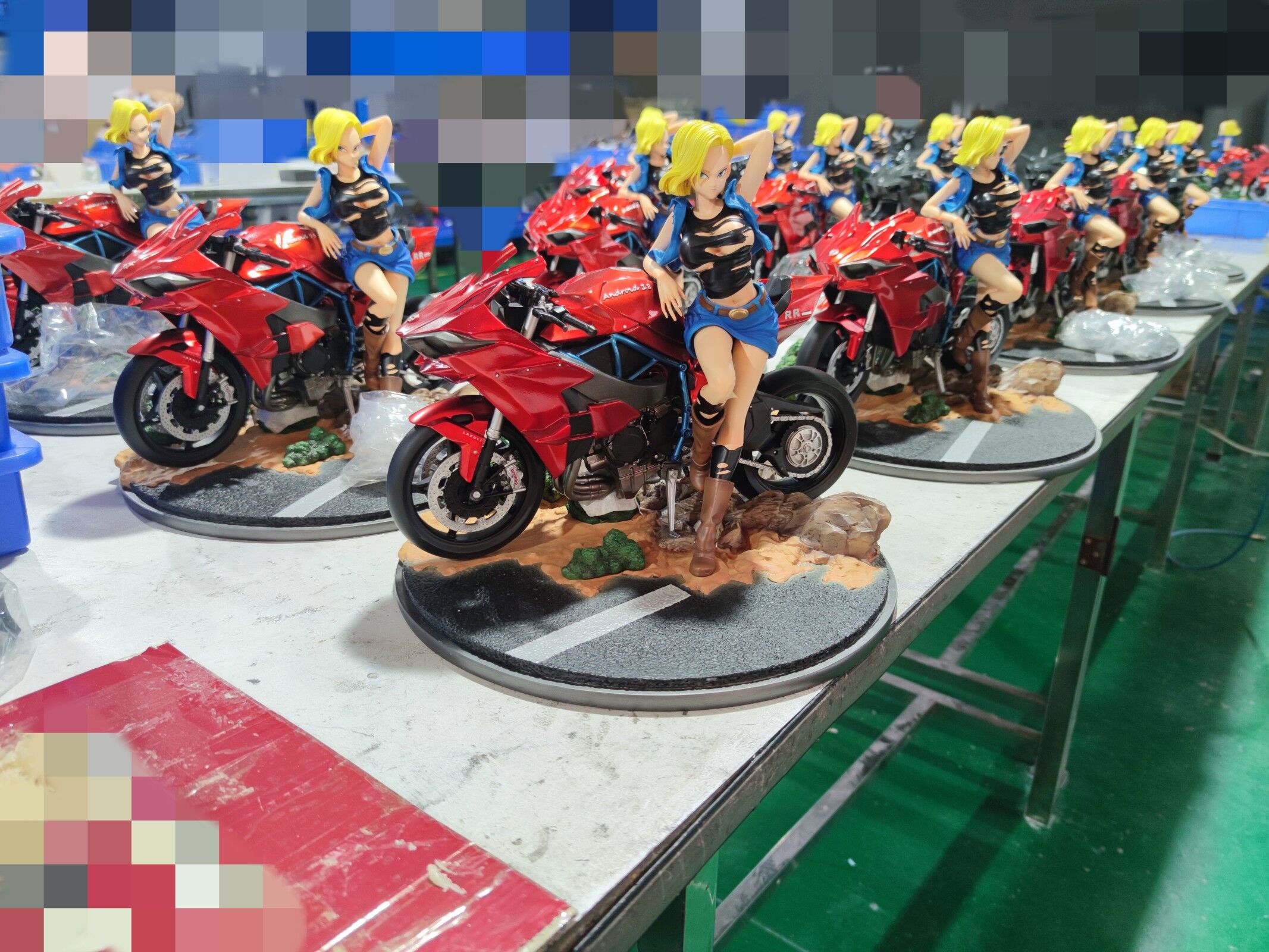 【In Stock】HobbyHouse Studio Dragon Ball Z Android 18 KAWASAKI 1:6 Scale ...