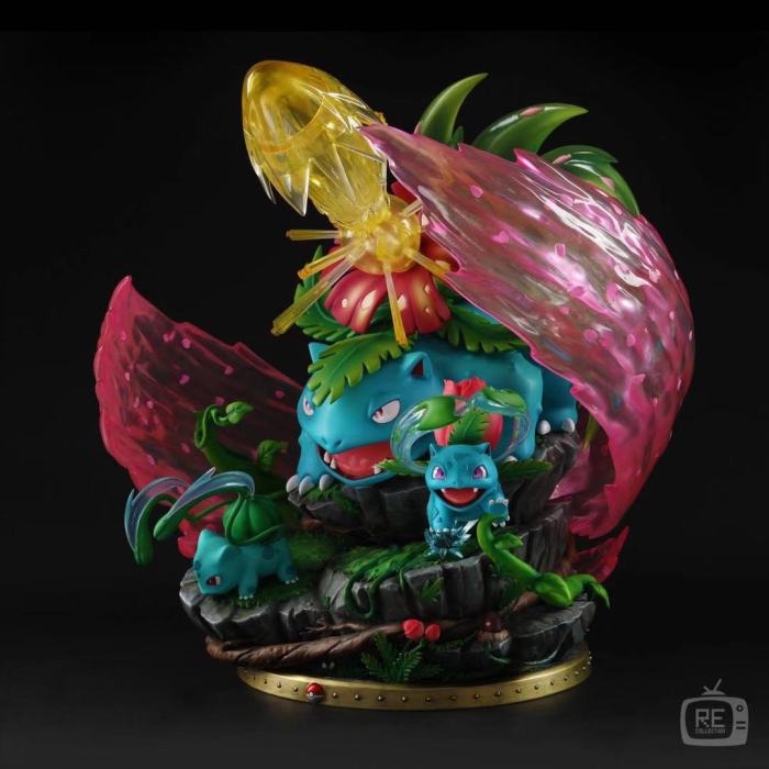 【Pre order】Re Studio Pokemon Bulbasaur to Venusaur Resin Statue Deposit