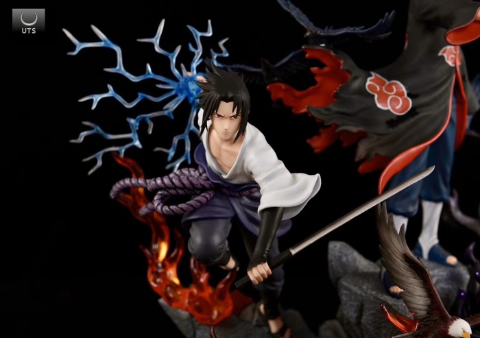 【Pre order】UT Studio Naruto Uchiha Itachi&Sasuke 1/7 Scale Resin Statue ...
