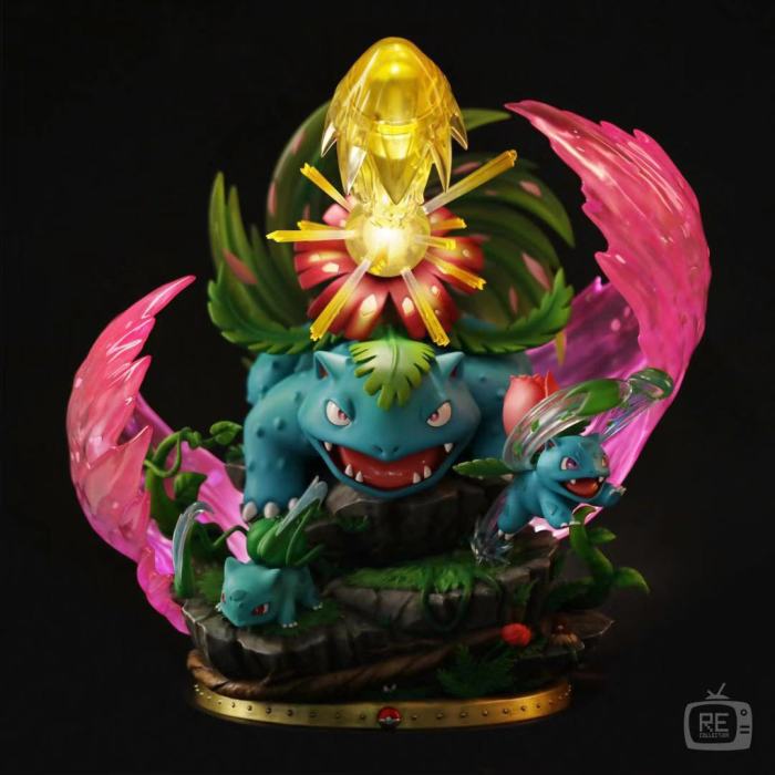【Pre order】Re Studio Pokemon Bulbasaur to Venusaur Resin Statue Deposit