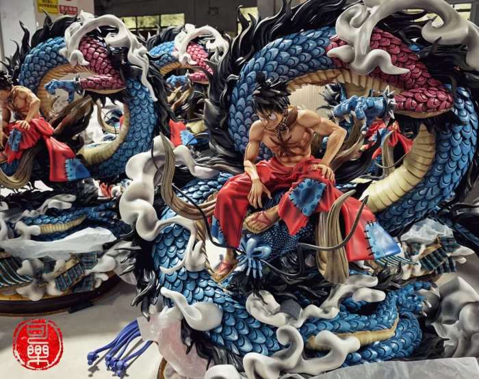 【In Stock】Cola One-Piece Monkey D Luffy Land of Wano Series Resin Statue