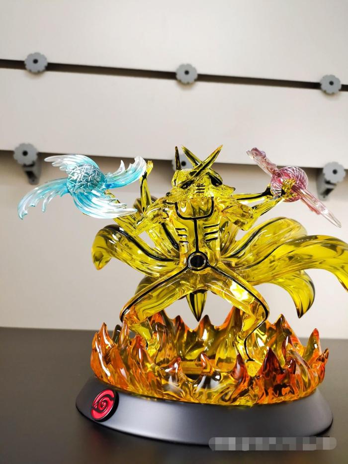 【In Stock】LX-Studio Naruto Three Heads Six Arms Nine Tails Fox Resin Statue