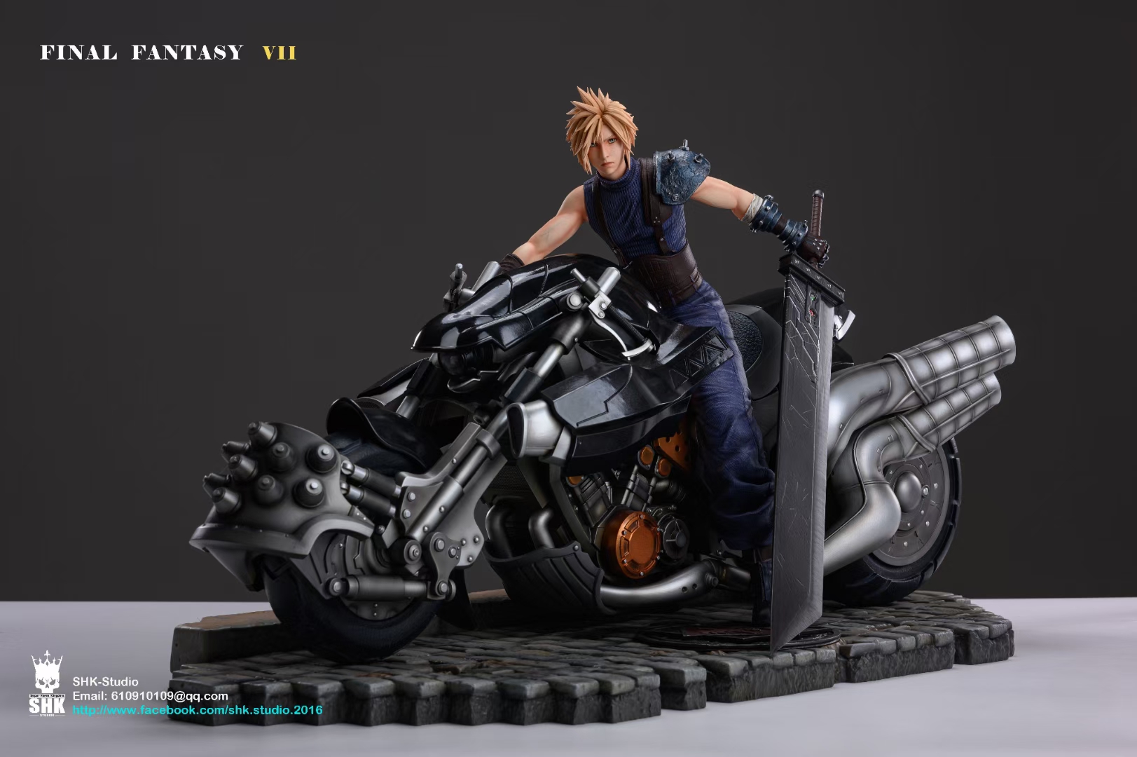 【Pre order】SHK Studio Final Fantasy VII FF7 Cloud Strife Resin Statue ...