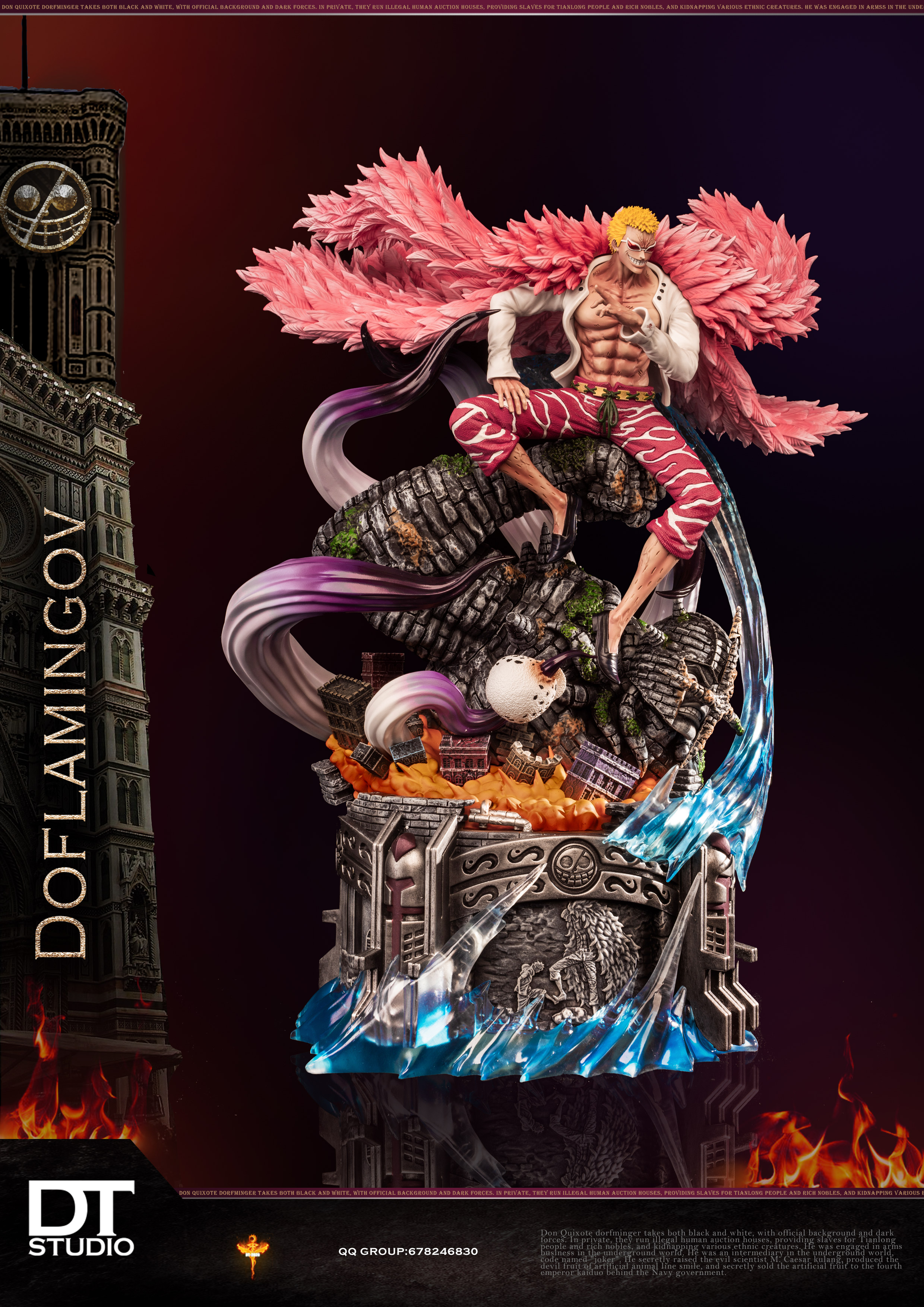 【Pre order】DT Studios One-Piece Donquixote Doflamingo Resin Statue Deposit