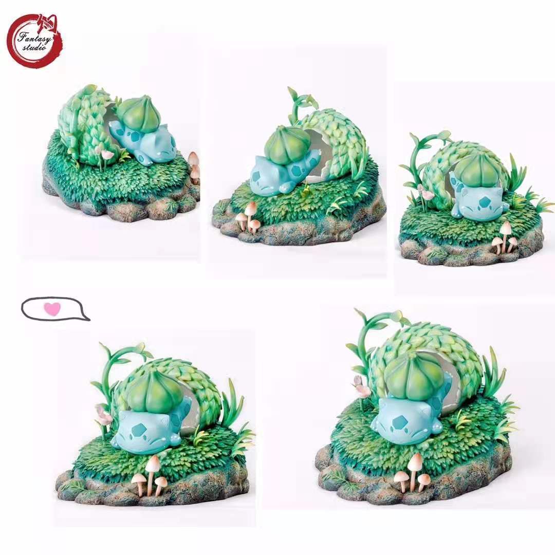 【Pre order】Fantasy Studio Pokemon Incubation Bulbasaur Resin Statue Deposit