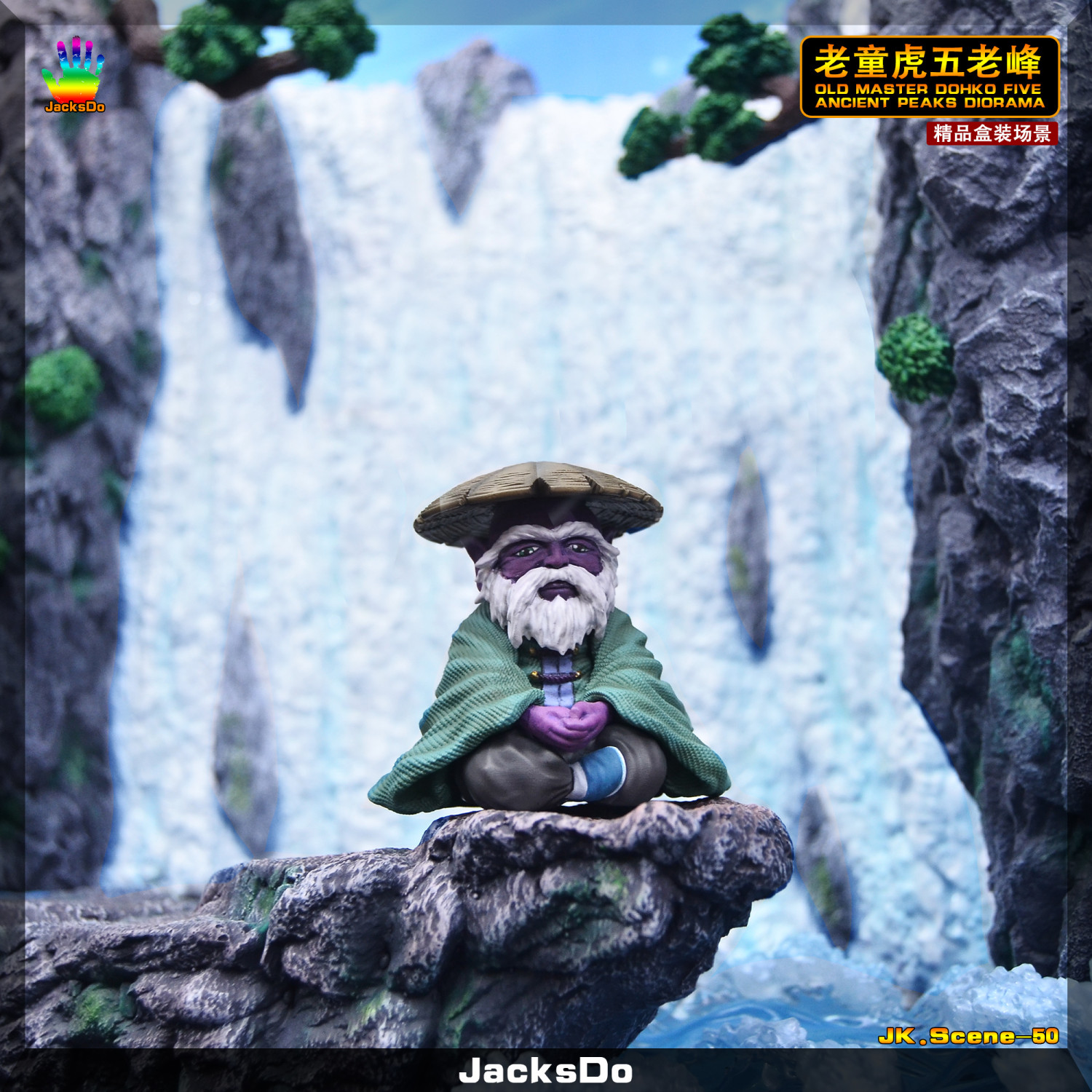 【In Stock】JacksDo Saint Seiya Old Master Dohko Resin Statue