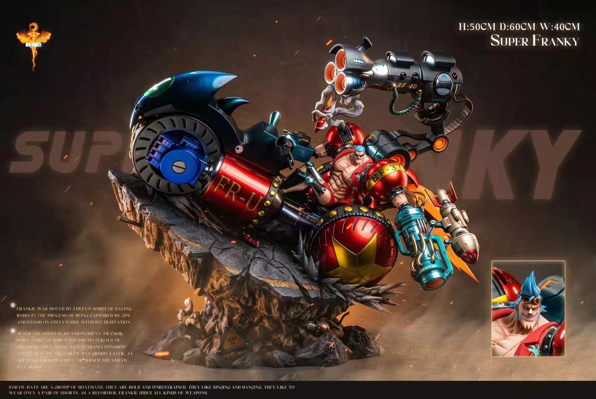 【In Stock】DT Studio One Piece Super Franky Resin Statue