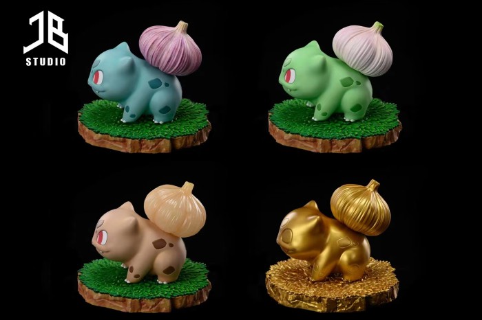 【In Stock】JB studio Pokemon Garlic Bulbasaur Resin Statue