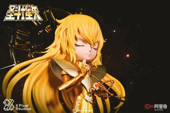 【Pre order】XPixel studio Saint Seiya Virgo Shaka Poly Statue