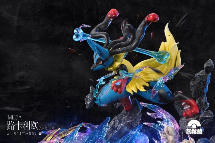 【In Stock】Pallet Town Studio Pokemon Mega Evolution Series Lucario 1/10 ...