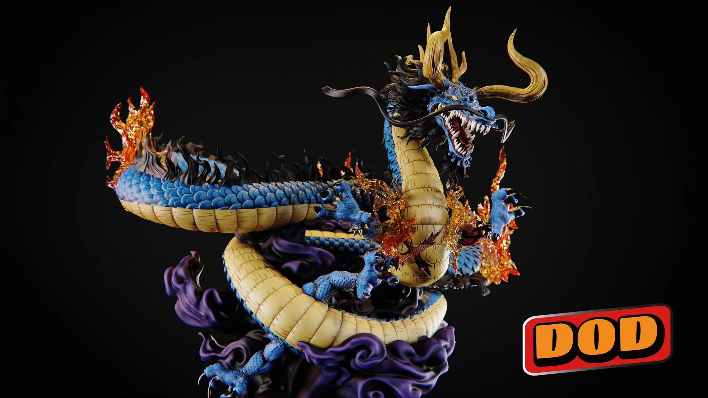 【Pre order】DOD Studio ONE PIECE POP MAX Animalization Kaidou Resin statue