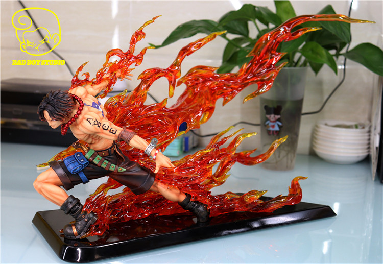 【Pre order】Bad Boy Studio One Piece drift Portgas·D· Ace Resin Statue