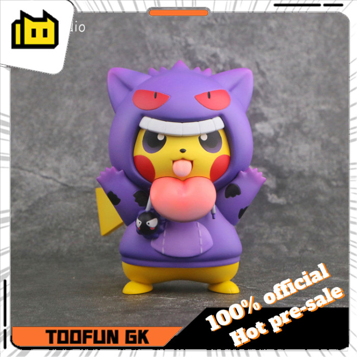 【Pre order】DM-STUDIO Pokemon Hoodies series Gengar Pikachu Resin Statue