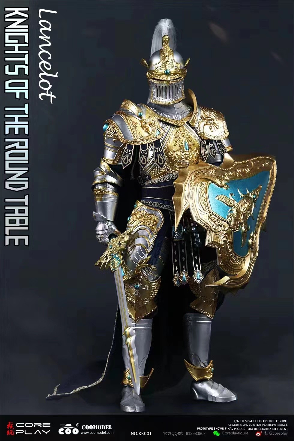 【In Stock】CorePlay Studio Knight of the round table Lancelot Resin Statue