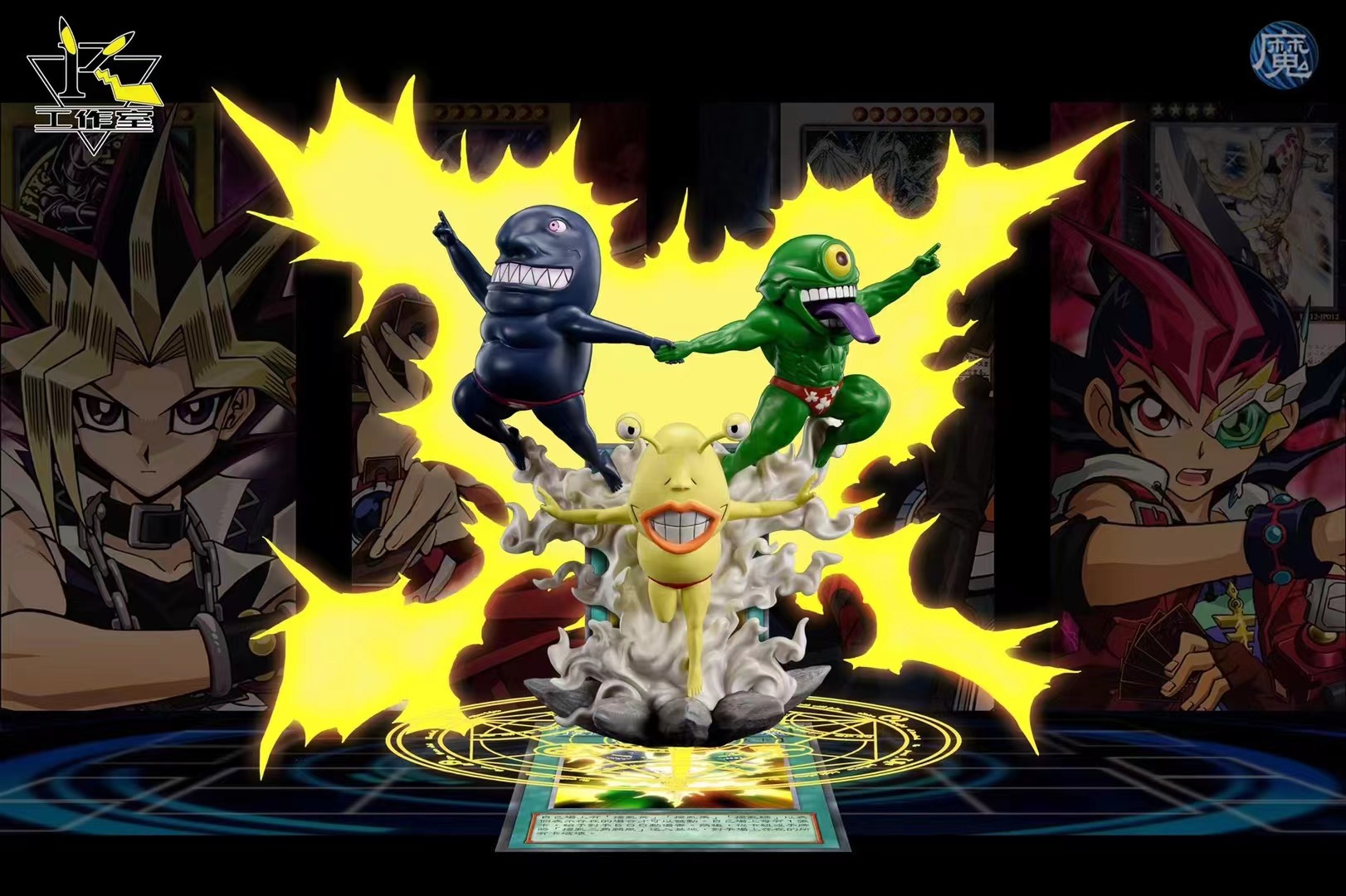 【Preorder】PK Studio Yu-Gi-Oh! Ojama Trio Resin Statue