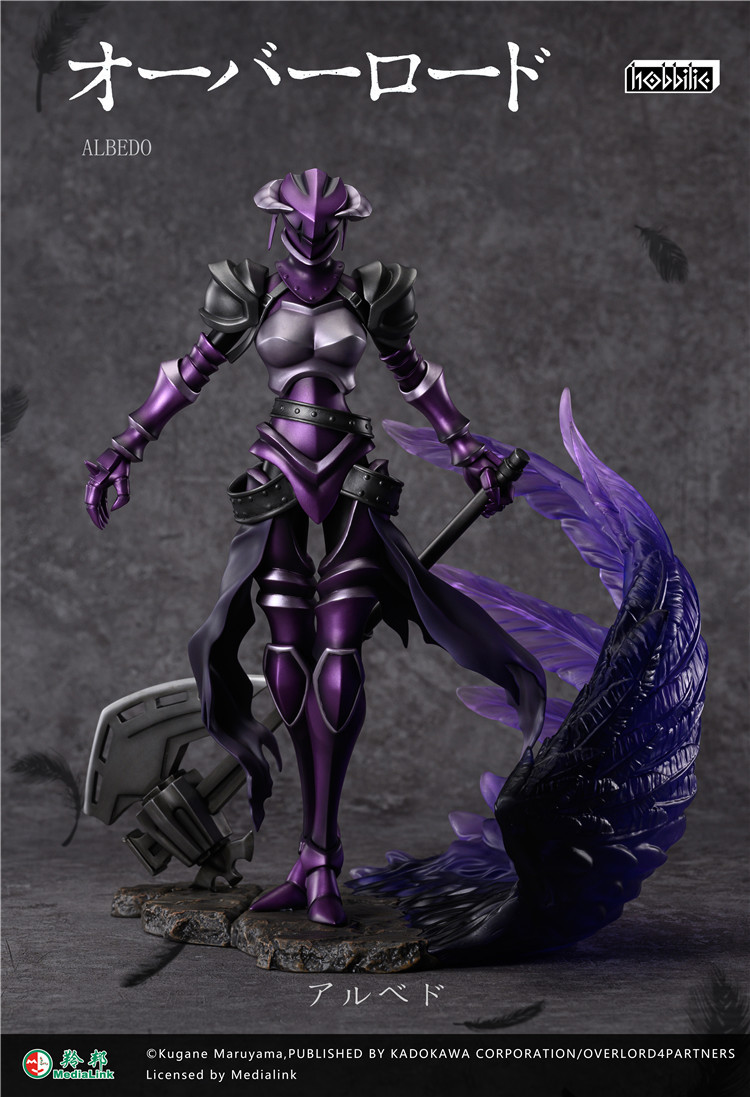 【In Stock】hobbilic Overlord albedo Dark Knight Ver 1/7 resin statue