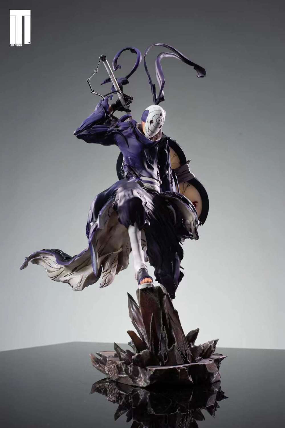 【In Stock】Iron Curtain Studio NARUTO Uchiha Obito Resin Statue