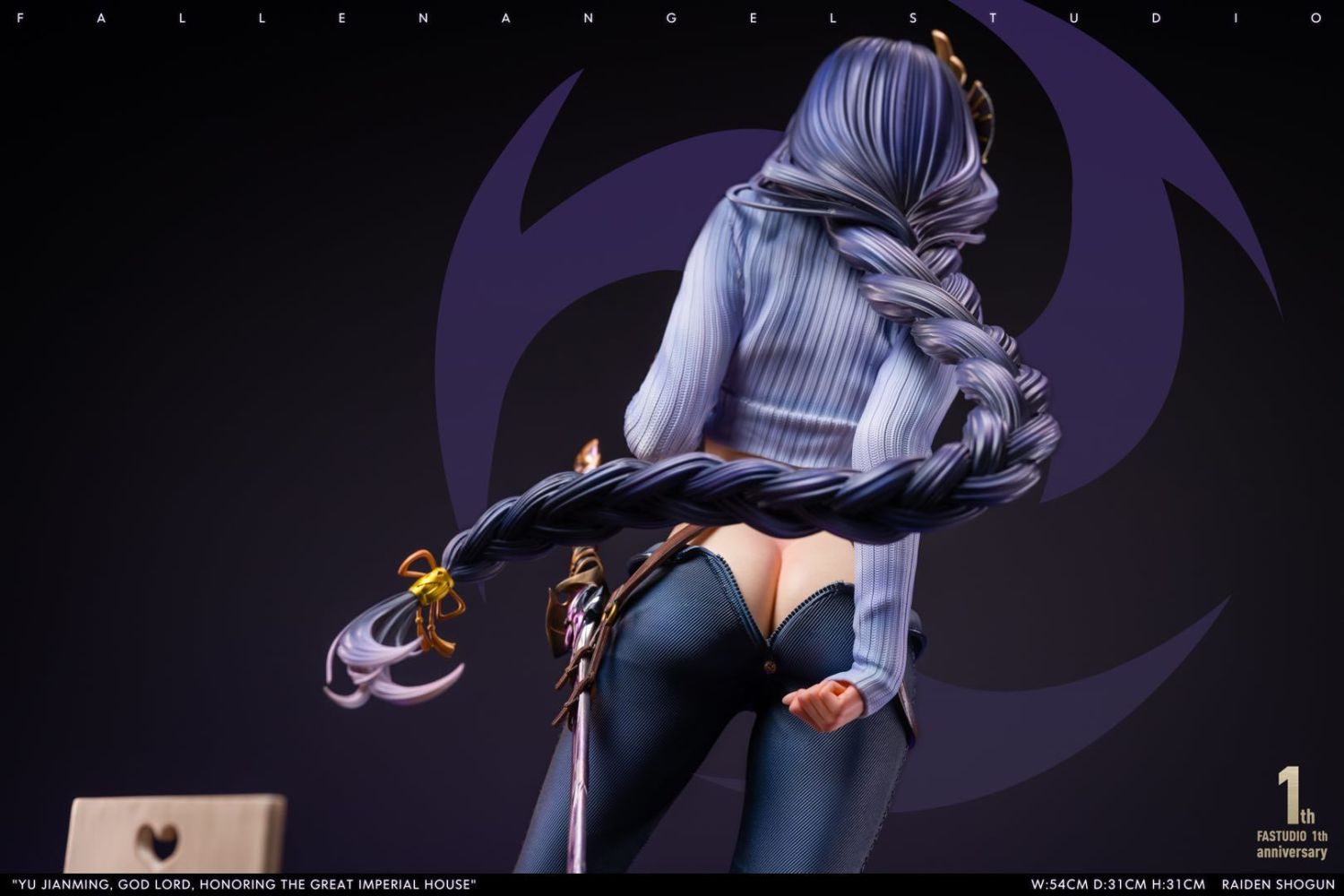 【In Stock】FA STUDIO Genshin Impact Beelzebul Raiden Shogun 1/4 Resin Statue