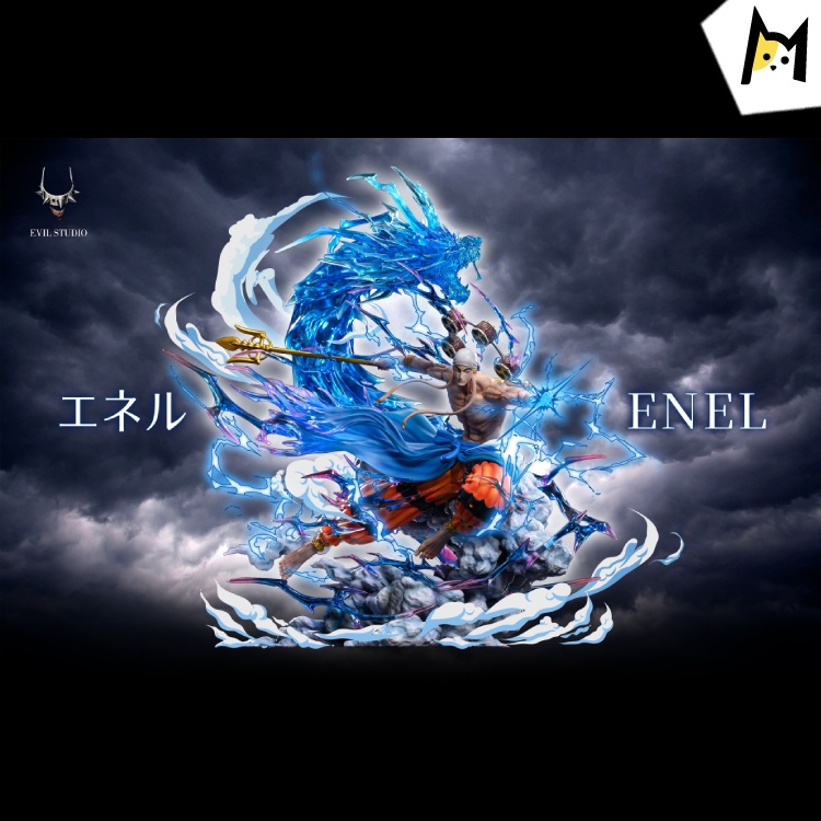 【In Stock】EVIL Studio One Piece Enel pop scale Resin Statue