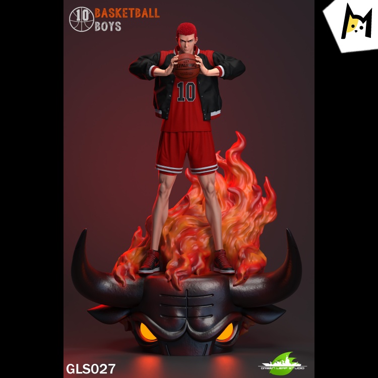 【Pre order】GreenLeaf Studio SLAM DUNK Sakuragi Hanamichi 1/4 Resin Statue