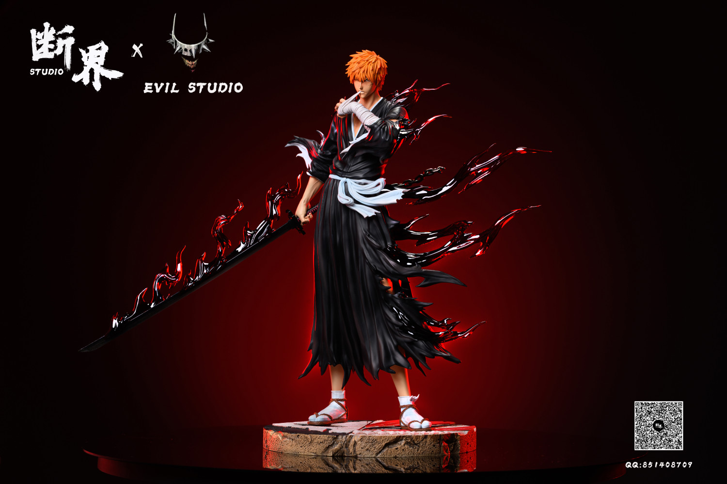 【In Stock】EVIL Studio BLEACH Kurosaki Ichigo 1/6 Resin Statue